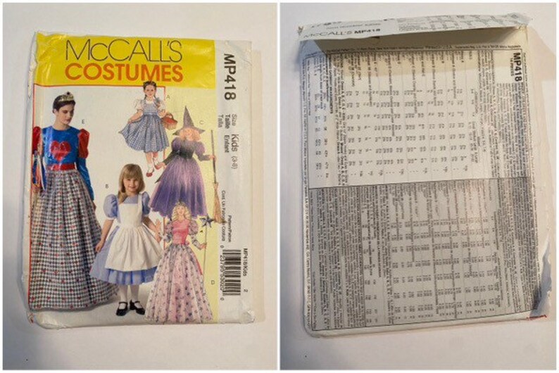NEW Costume Patterns | Mccalls M6619 and Mccalls MP418 | Simplicity ...