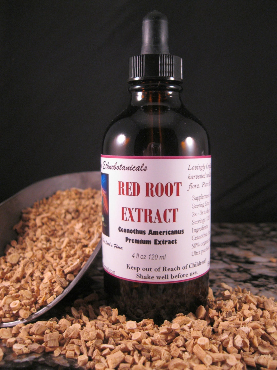 RED ROOT 1:4 Extract / Tincture Organic Ceanothus Americanus Lymph ...