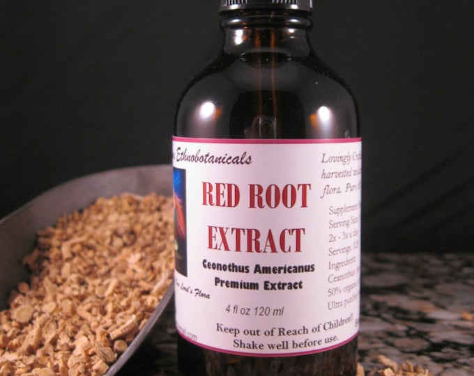 RED ROOT 1:4 Extract / Tincture Organic Ceanothus Americanus Lymph ...