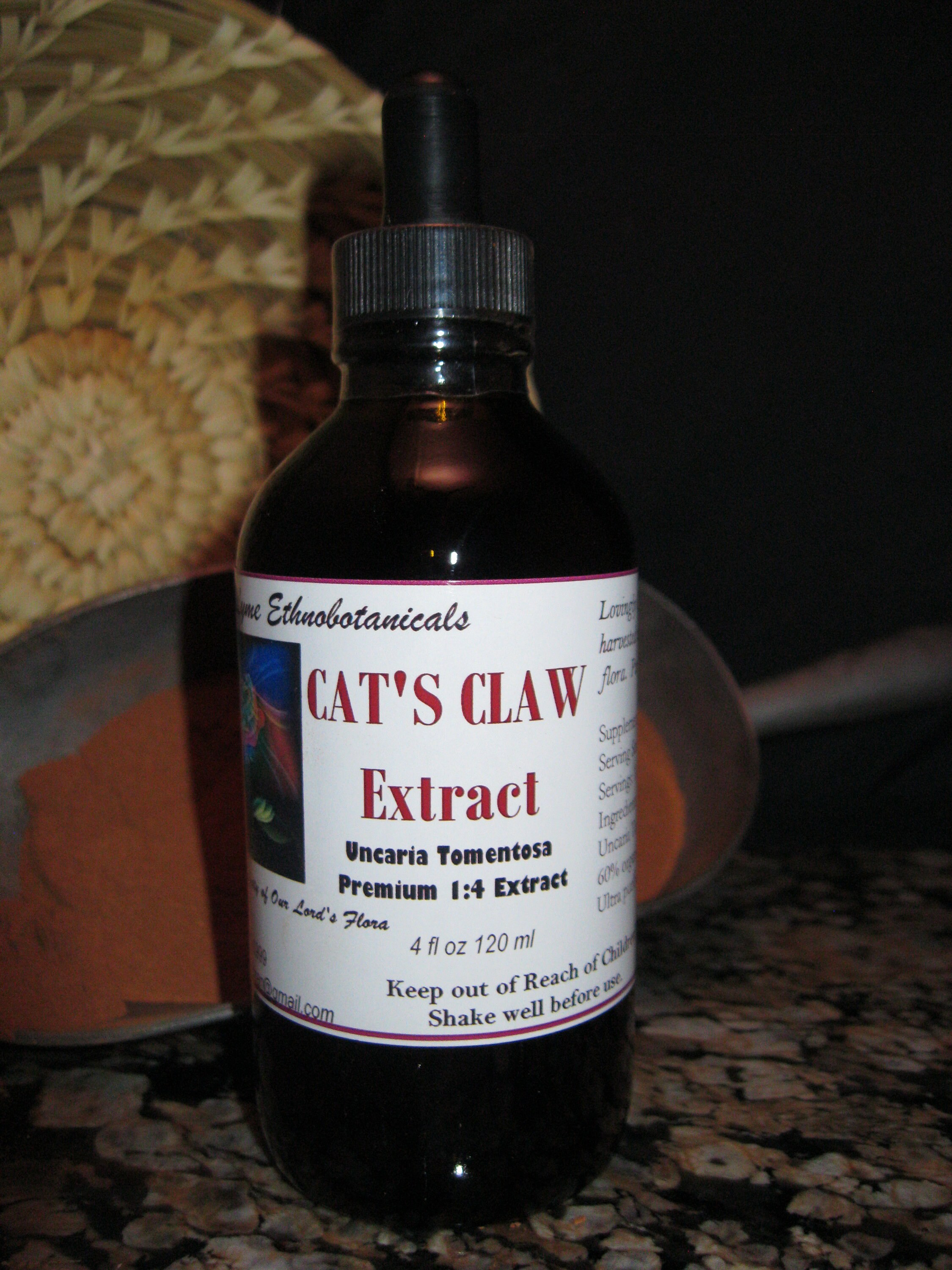CATS CLAW Uncaria Tomentosa Premium 1:4 Extract / Tincture Organic Peru ...