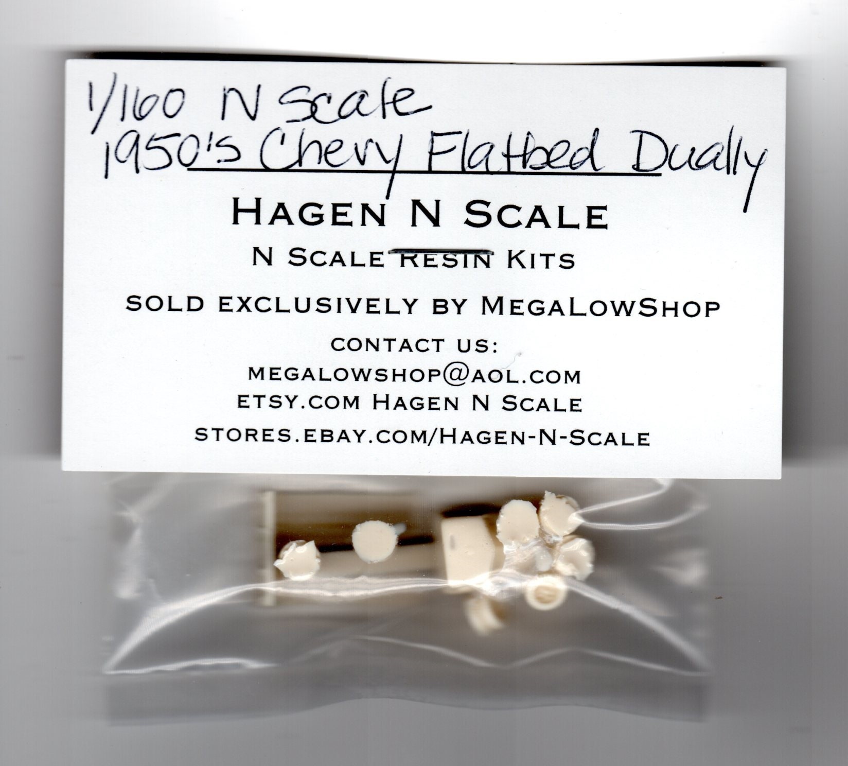 1/160 N Scale 1950 Chevy Flatbed Dually Resin Kit - Etsy