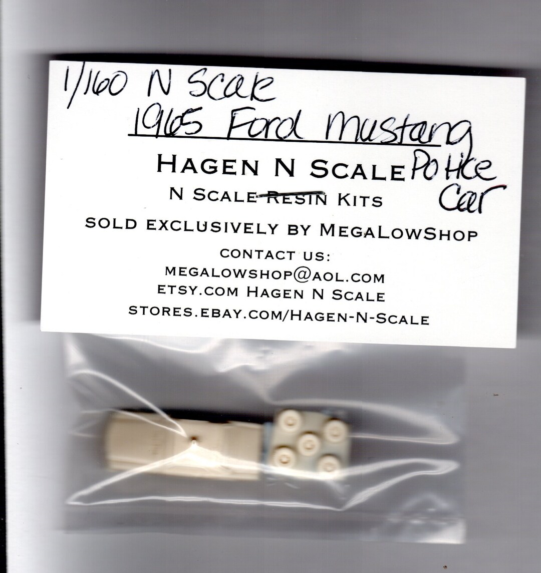1/160 N Scale 1965 Ford Mustang Fire Chief/police Car Resin Kit - Etsy
