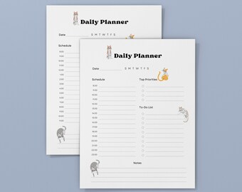 Cat Daily Schedule - Etsy