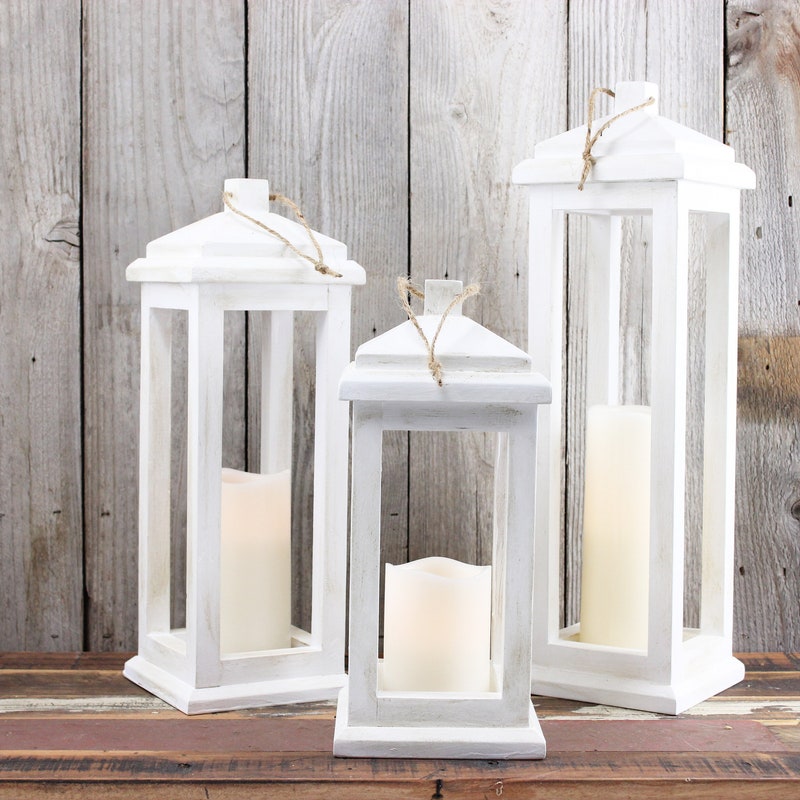 Rustic Lanterns - Etsy