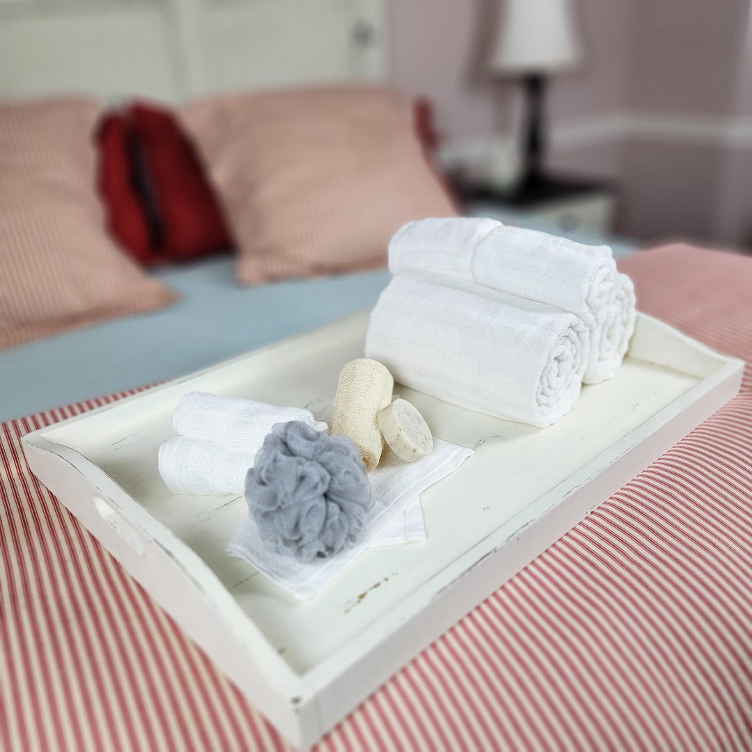 Extra Large Ottoman Tray / Serving Tray / Rustic Tray / Breakfast Tray ...