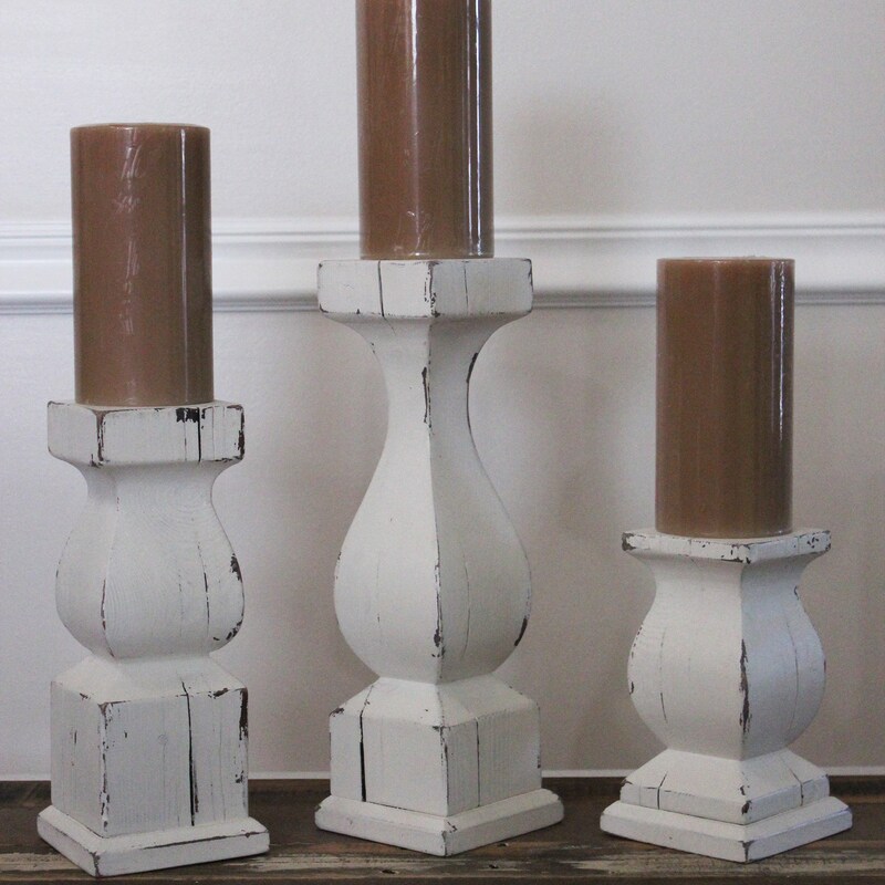 Farmhouse Candle Holder - Etsy