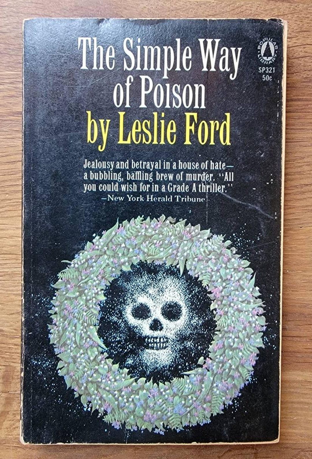 The Simple Way of Poison by Leslie Ford 1938 Paperback Popular Library ...
