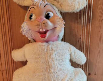 Plush Rubber Bunny - Etsy