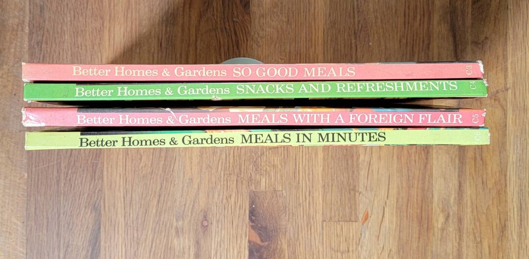 Better Homes & Gardens Creative Cooking Library Lot of 4 Vintage ...