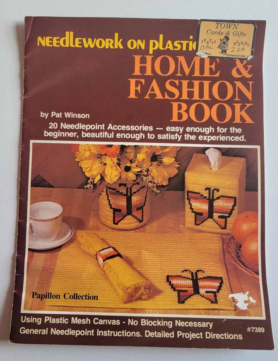 Needlework in Plastic Canvas Papillon Collection Home & Fashion Book ...