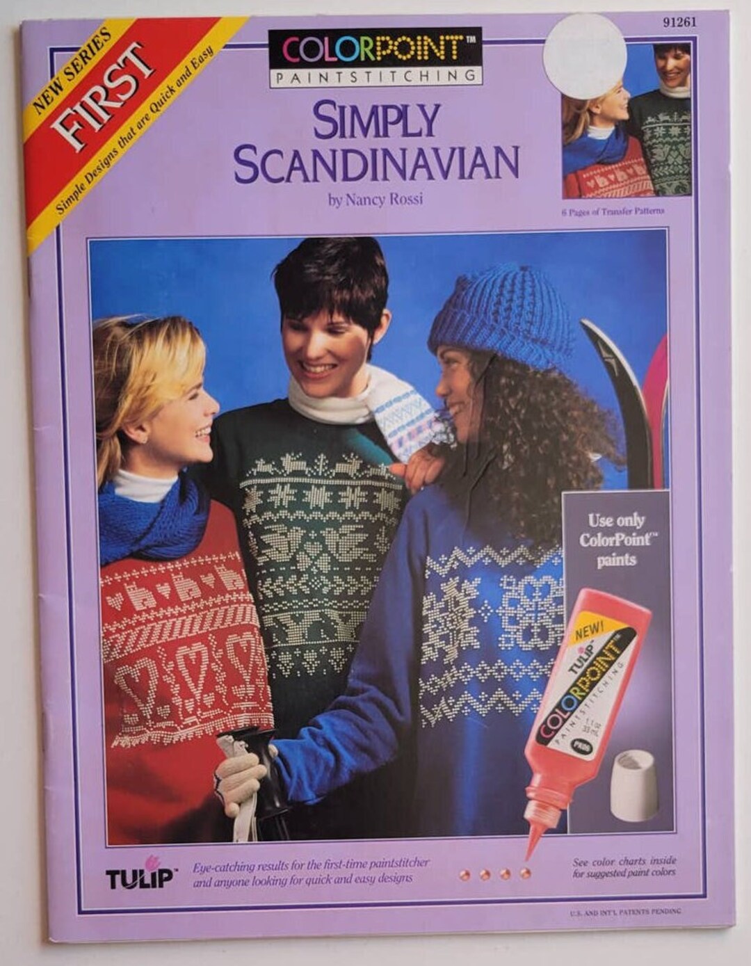 Tulip Colorpoint Transfer Patterns Simply Scandinavian 6 Patterns 1993 ...