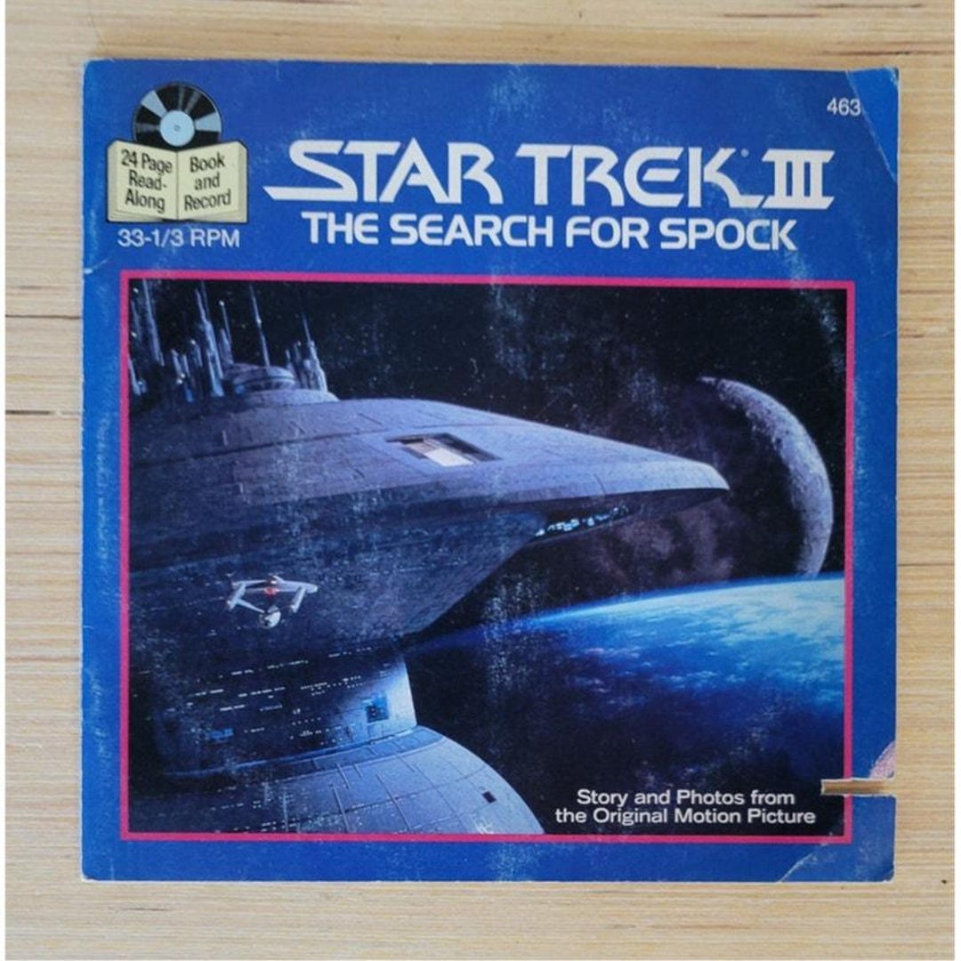Star Trek III the Search for Spock Read Along Adventure Book 33 1/3 RPM ...
