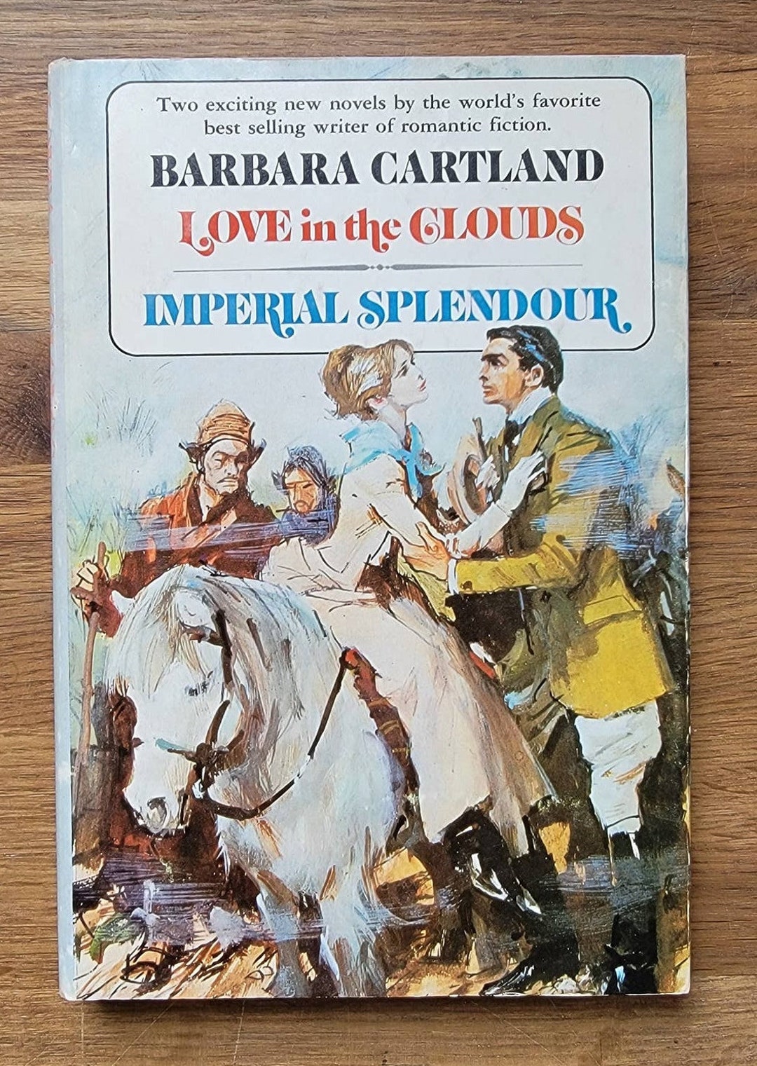Barbara Cartland 2 in 1 Novel 1979 Love in the Clouds Imperial Splendor ...