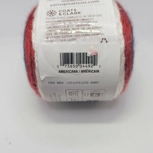 Red Heart Mini Yarn in Americana, Acrylic Worsted Yarn - Etsy