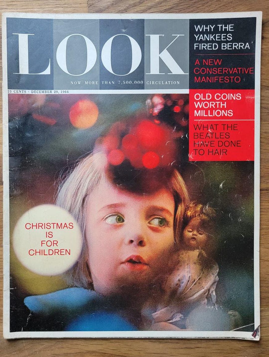LOOK Magazine December 29, 1964 Christmas is for Childern Vintage ...