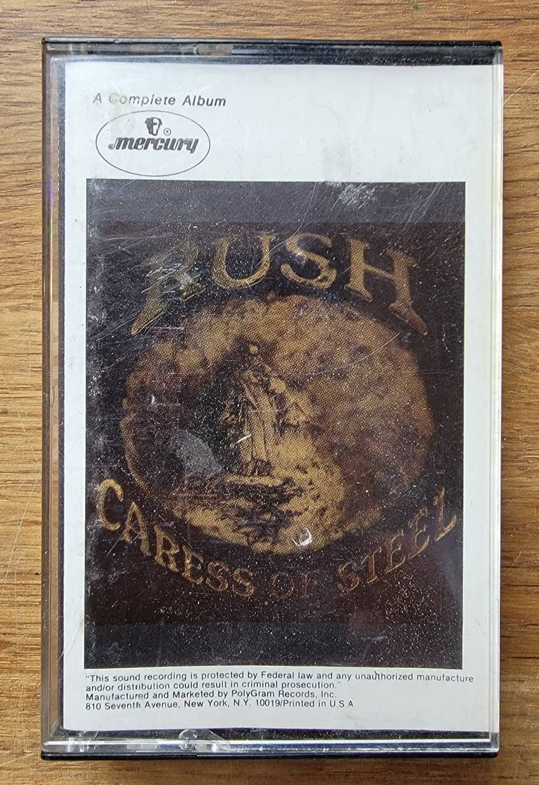 Rush Caress of Steel Cassette Tape in Case 1975 Polygram - Etsy
