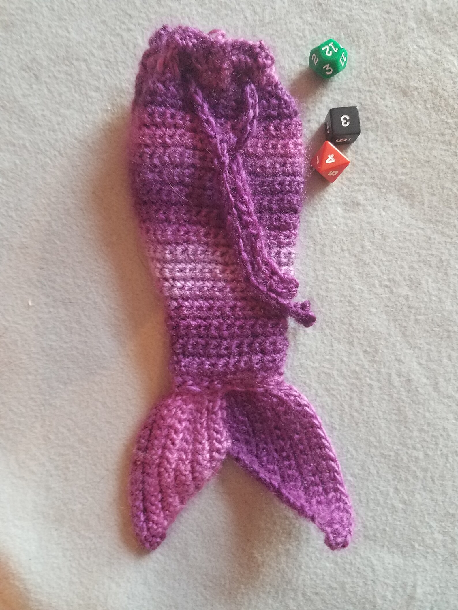 Crochet Pattern Mermaid Dice Bag Purse PDF Download | Etsy