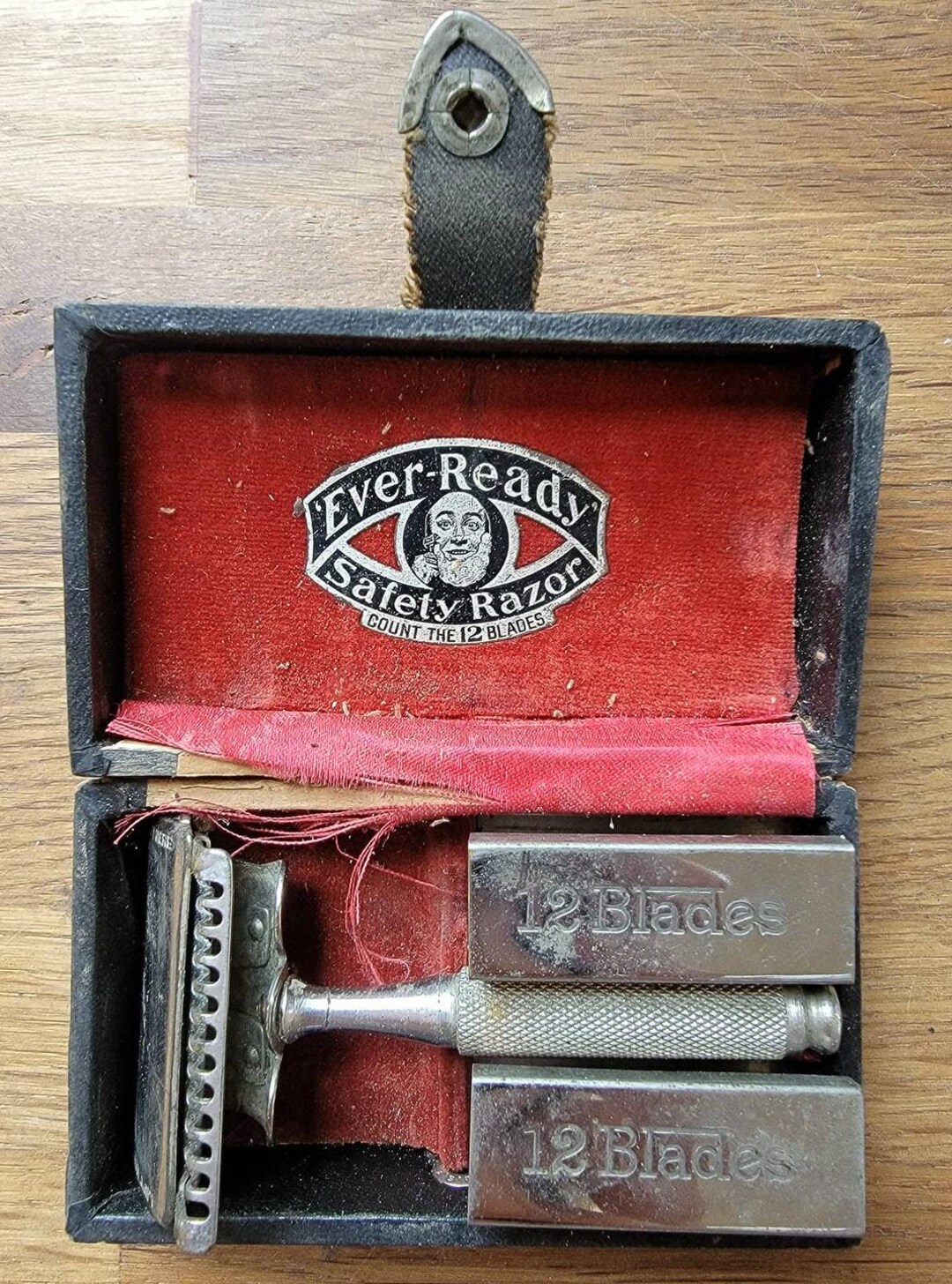 Ever Ready Safety Razor Set With Box Vintage American Safety Co New ...