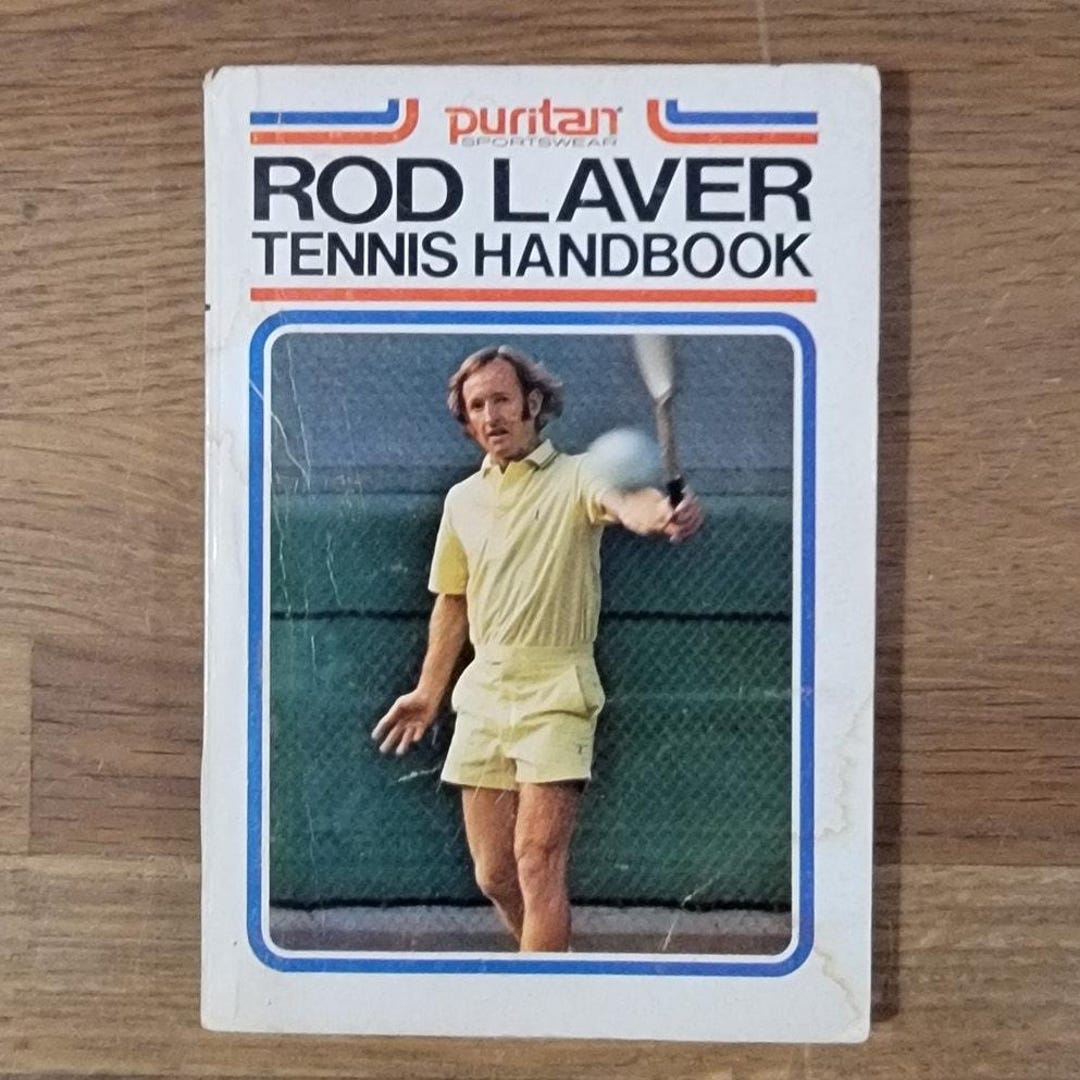 The Rod Laver Tennis Handbook 1975 Puritan Sportswear Paperback - Etsy