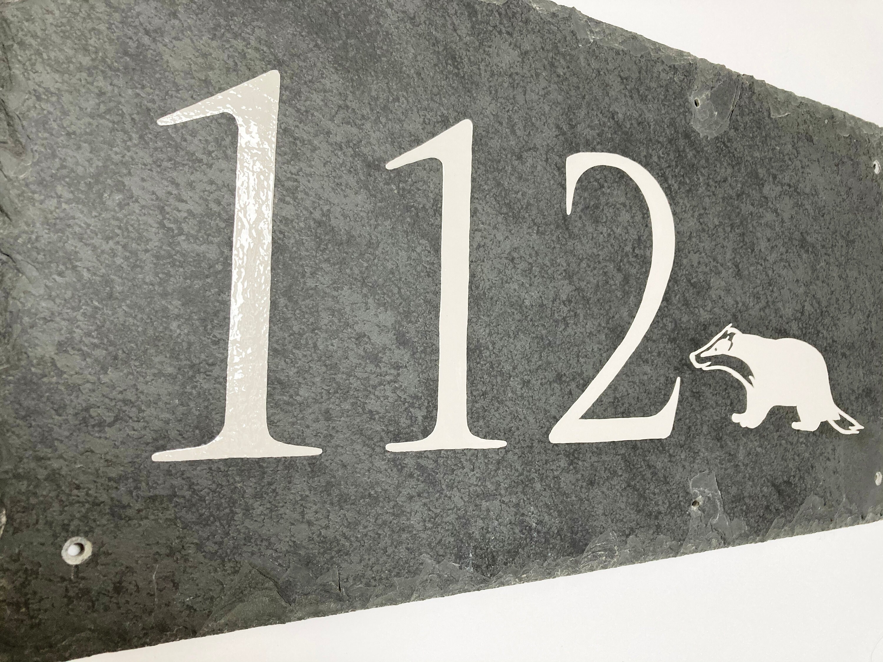Hand Painted Slate House Numbers - Etsy UK