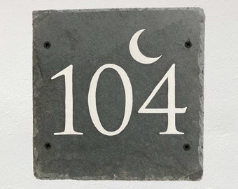 Hand Painted Slate House Signs Slate House Sign Slate | Etsy