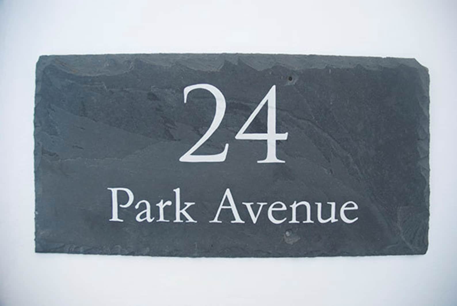 Hand Painted Slate House Signs Slate House Sign Slate | Etsy UK