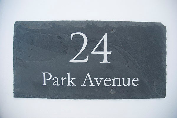 Hand Painted Slate House Signs Slate House Sign Slate | Etsy