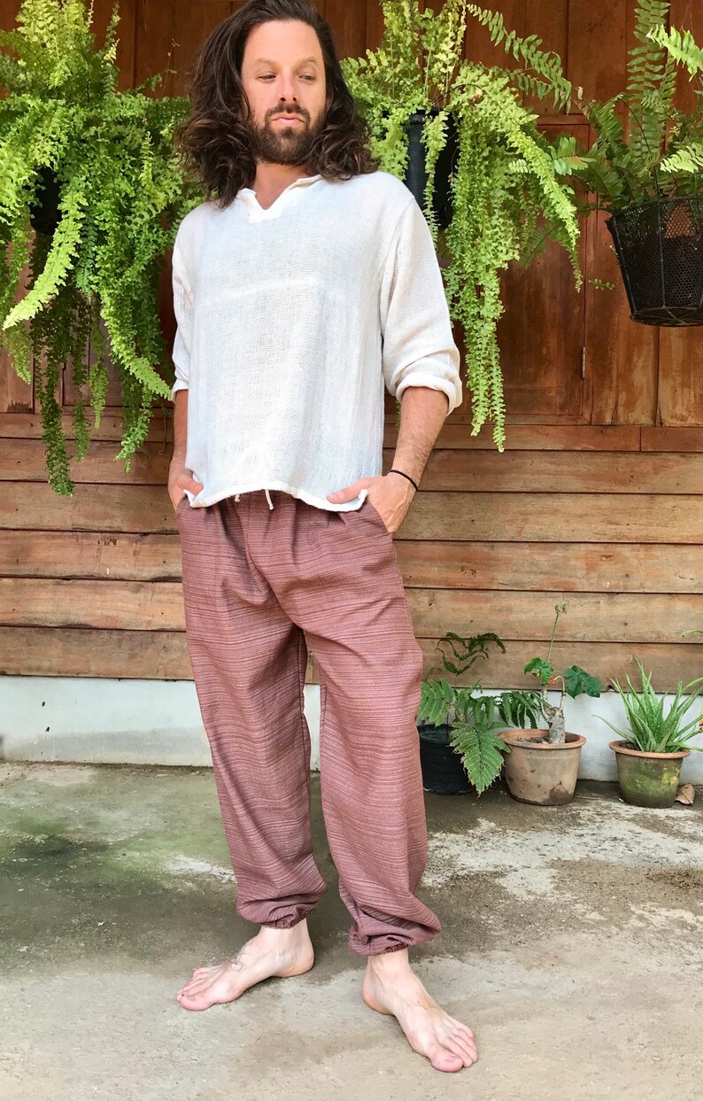 Mens Bohemian Pants // Bohemian Pants Mens // Mens Boho Pants - Etsy
