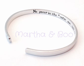 Hidden Message Cuff | Etsy