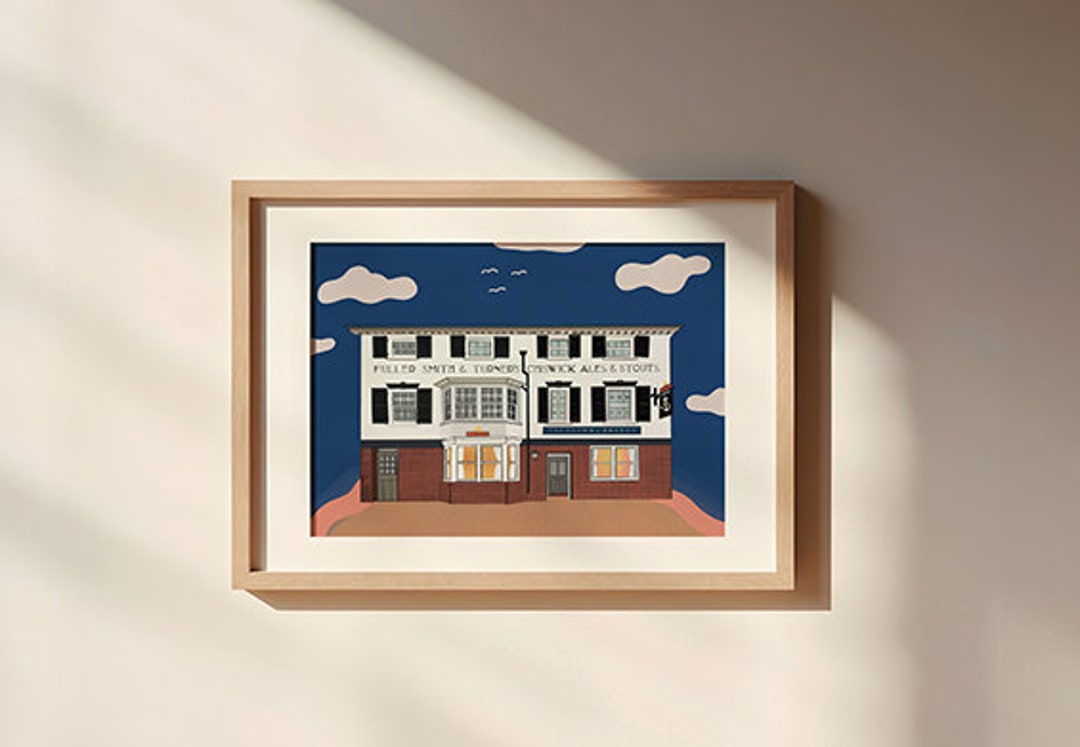 Ted Lasso Pub Crown and Anchor A4 Print - Etsy UK