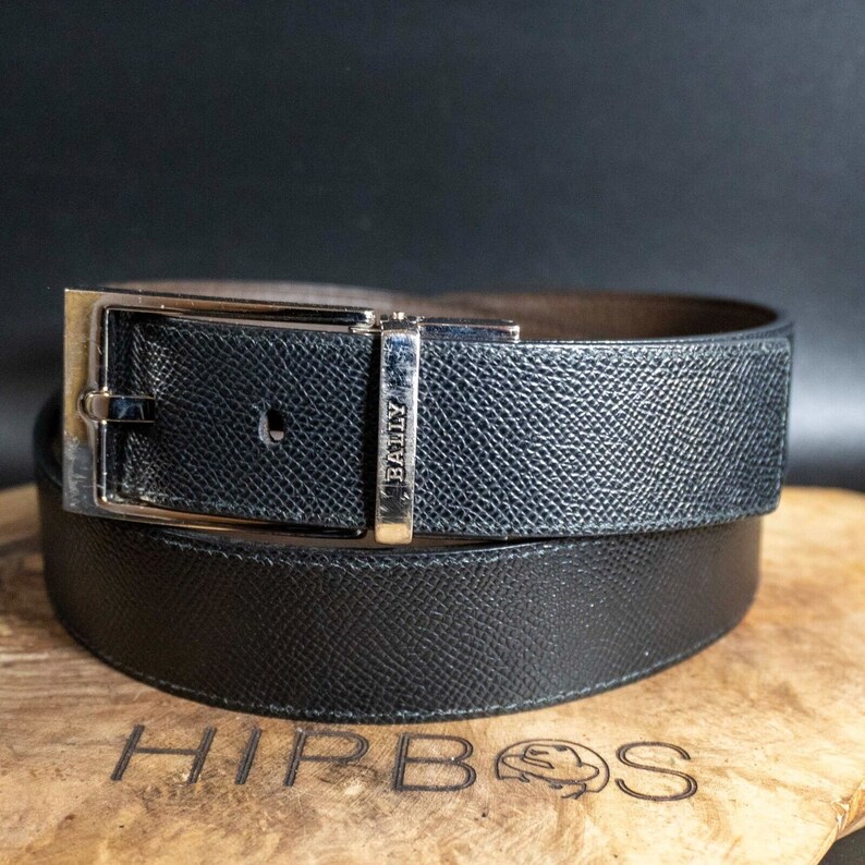 Bally Mens Belt Authentic Classic Reversible Leather Jeans Belt Size 34 ...