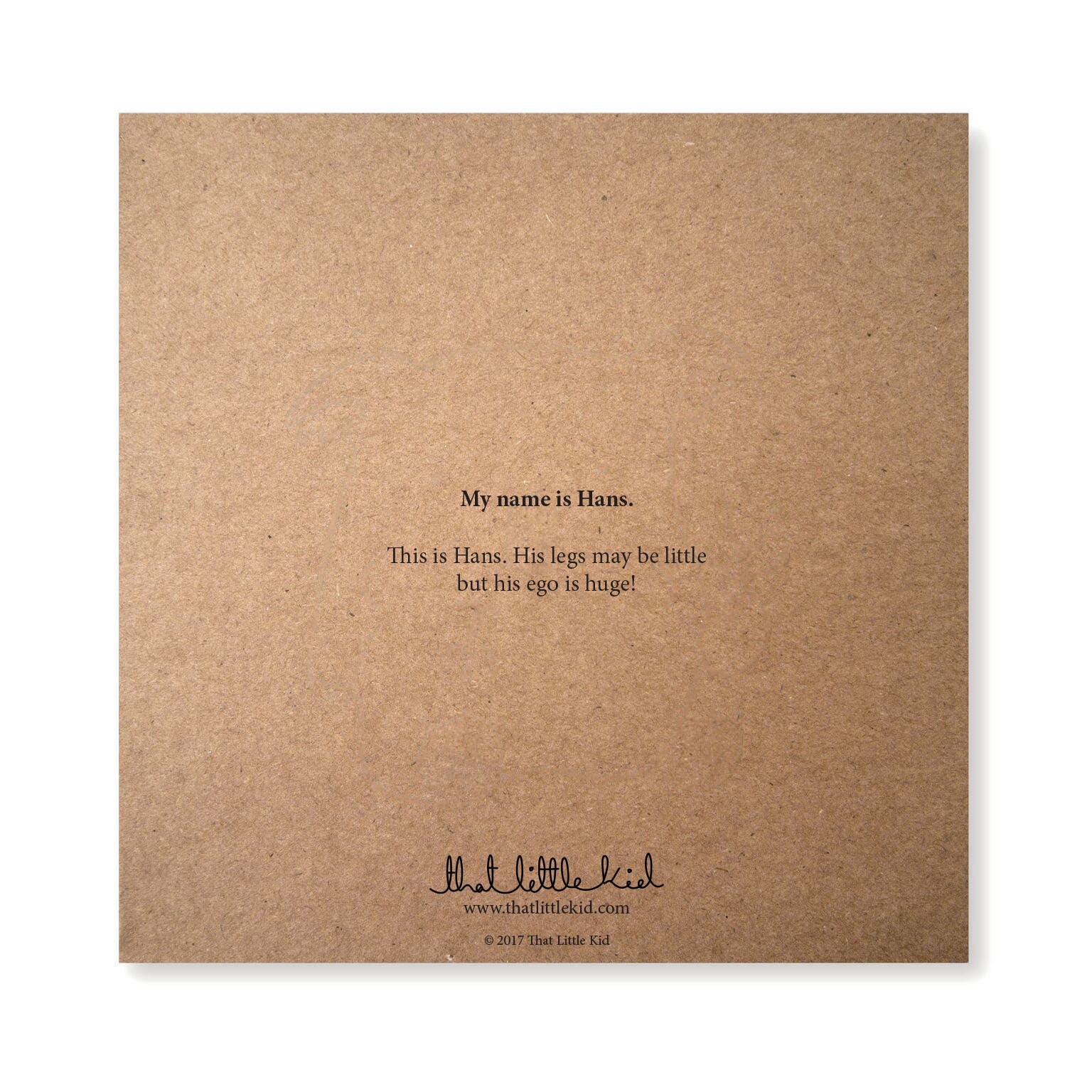 My Name is Hans Illustrated Greeting Card Dachshund Card - Etsy UK