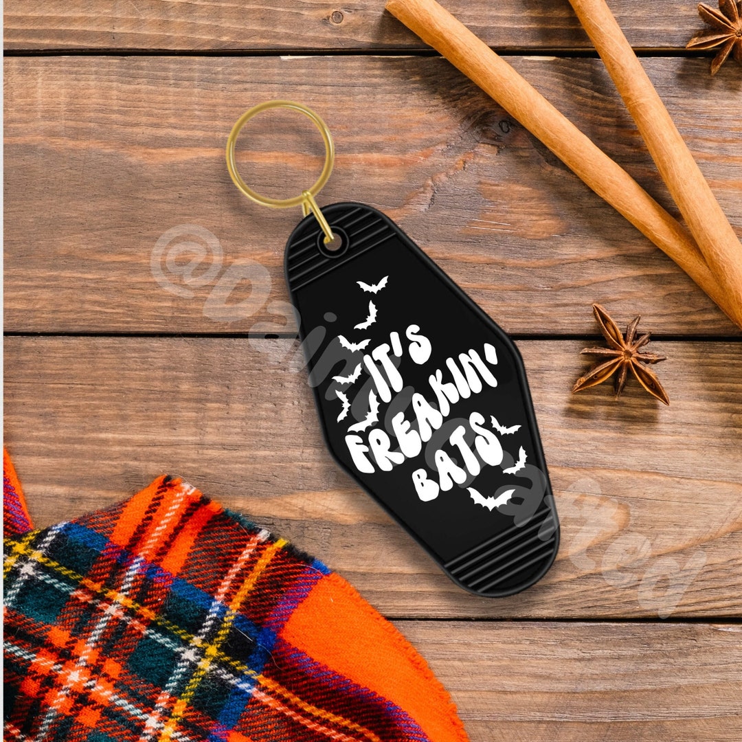 Motel Keyring Keychain Freakin Bats - Etsy