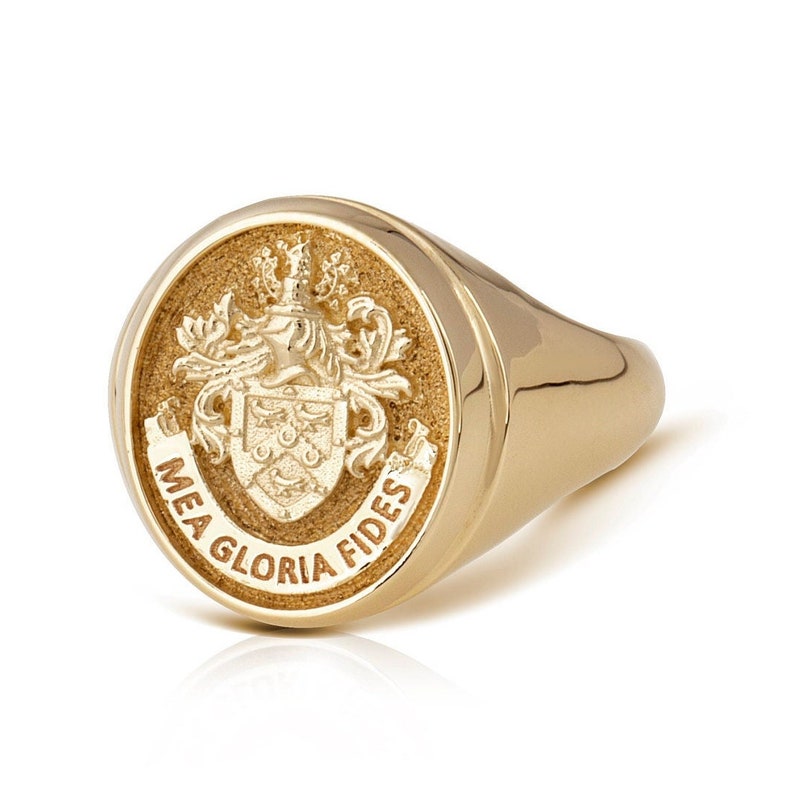 Gold Family Crest - Etsy