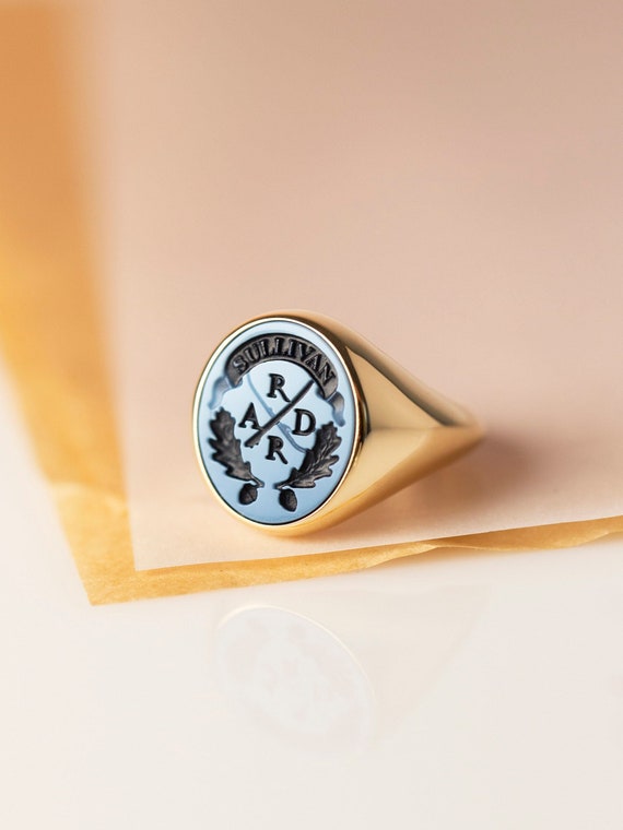 Custom intaglio ring store