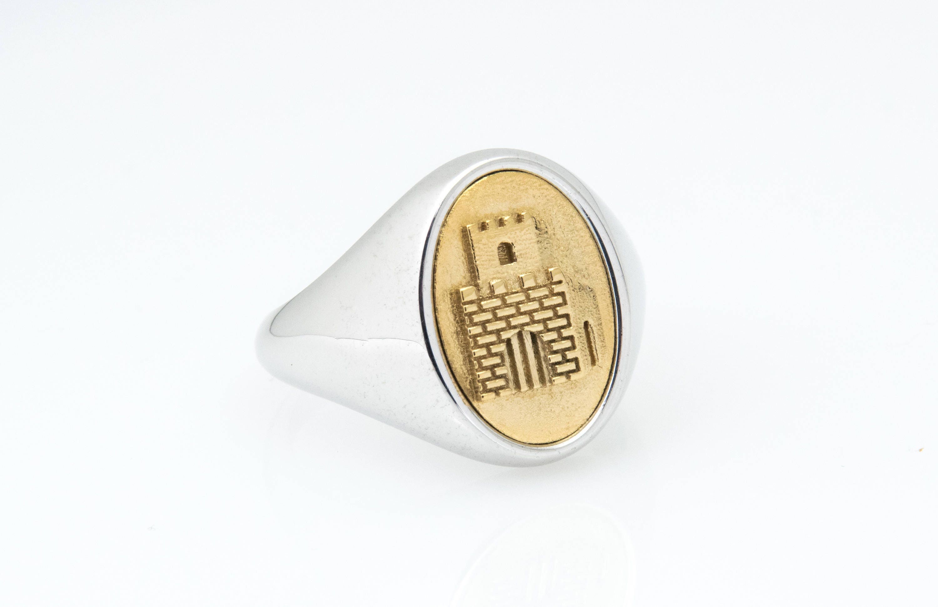 Man Signet Ring Medieval Ring Knight Ring Castle Ring - Etsy