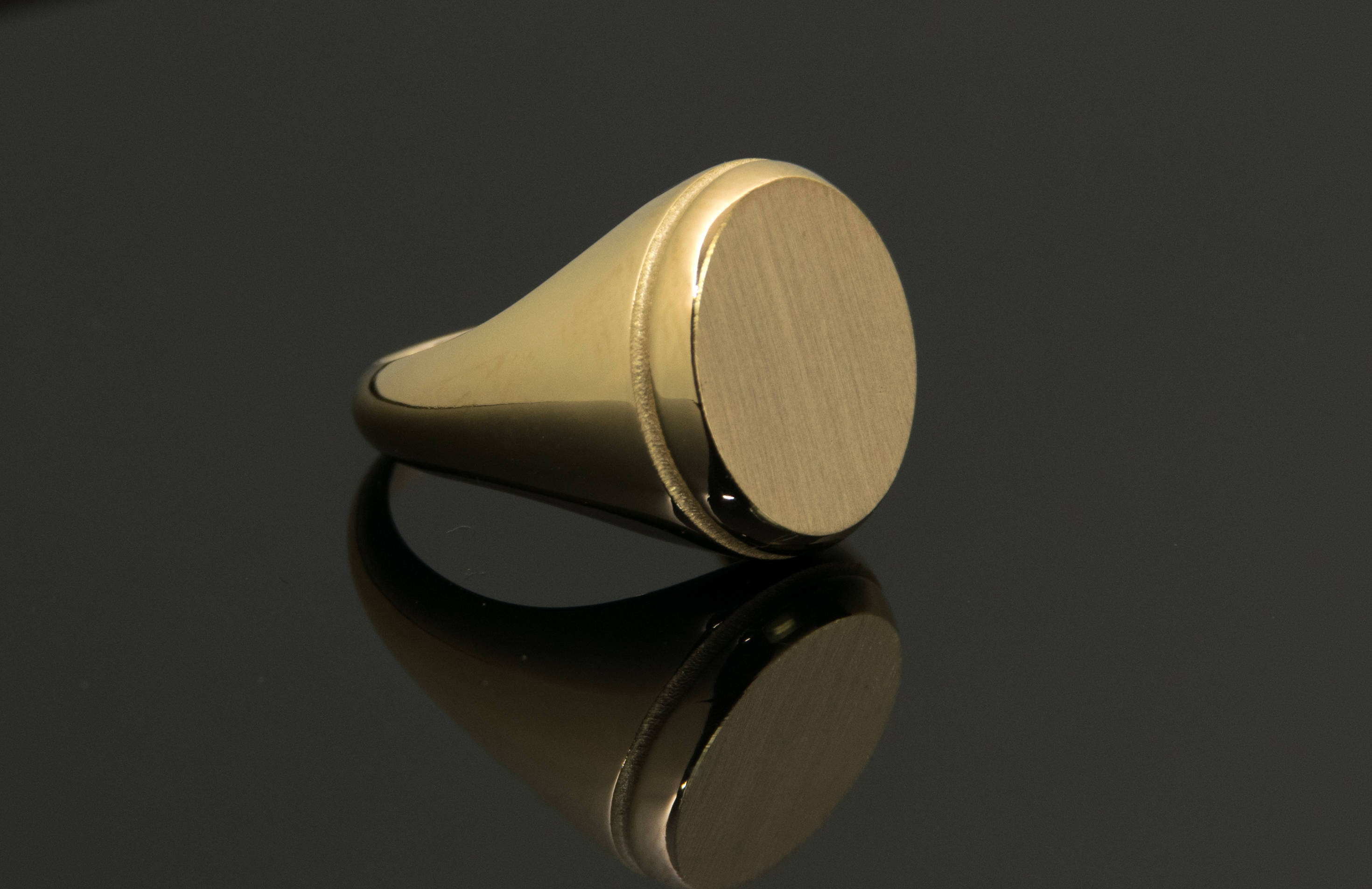 14k Gold Signet Ring Man Solid Gold Ring Signet Ring Family - Etsy Ireland