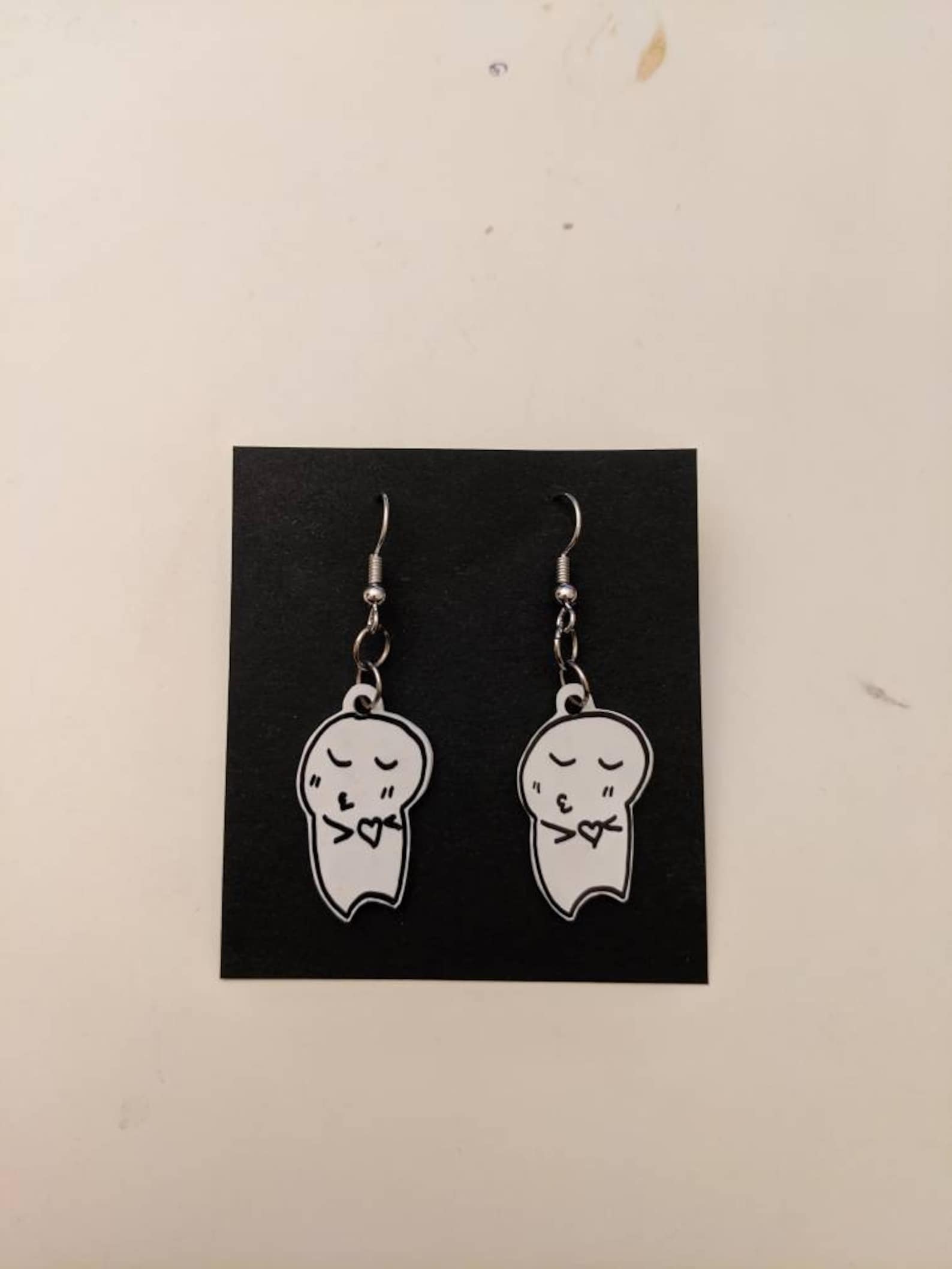 Handmade ATEEZ Atiny Yeosang Hehetmon Drawing Kpop Earrings | Etsy