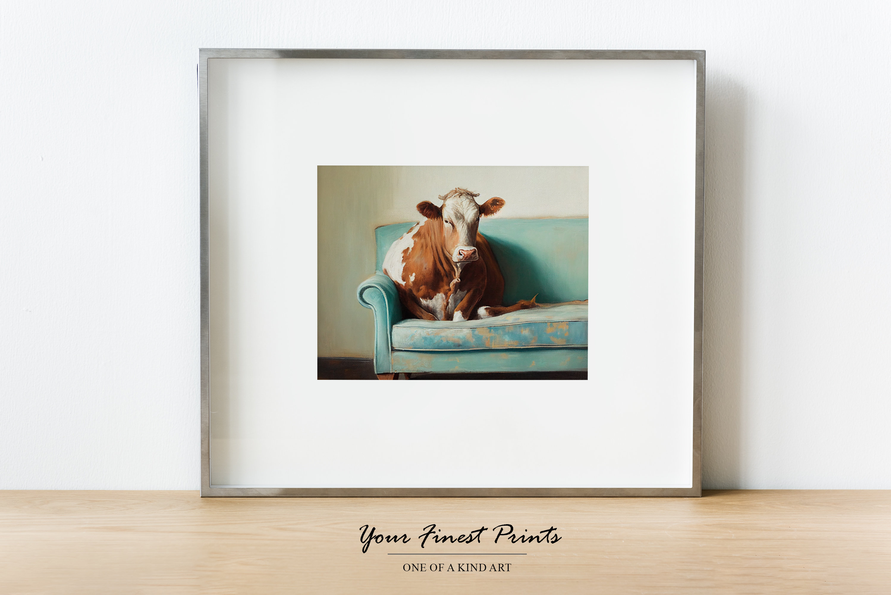 Vintage Cow Print Neutral Country Wall Art Cow Art - Etsy Canada