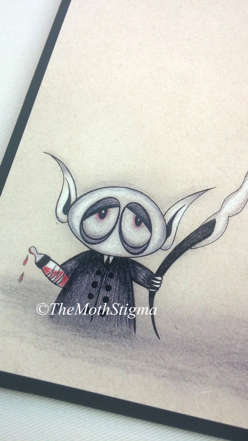 Nosferatu Art Print- Father's Day Gifts- Nosferatu Baby Vampire ...