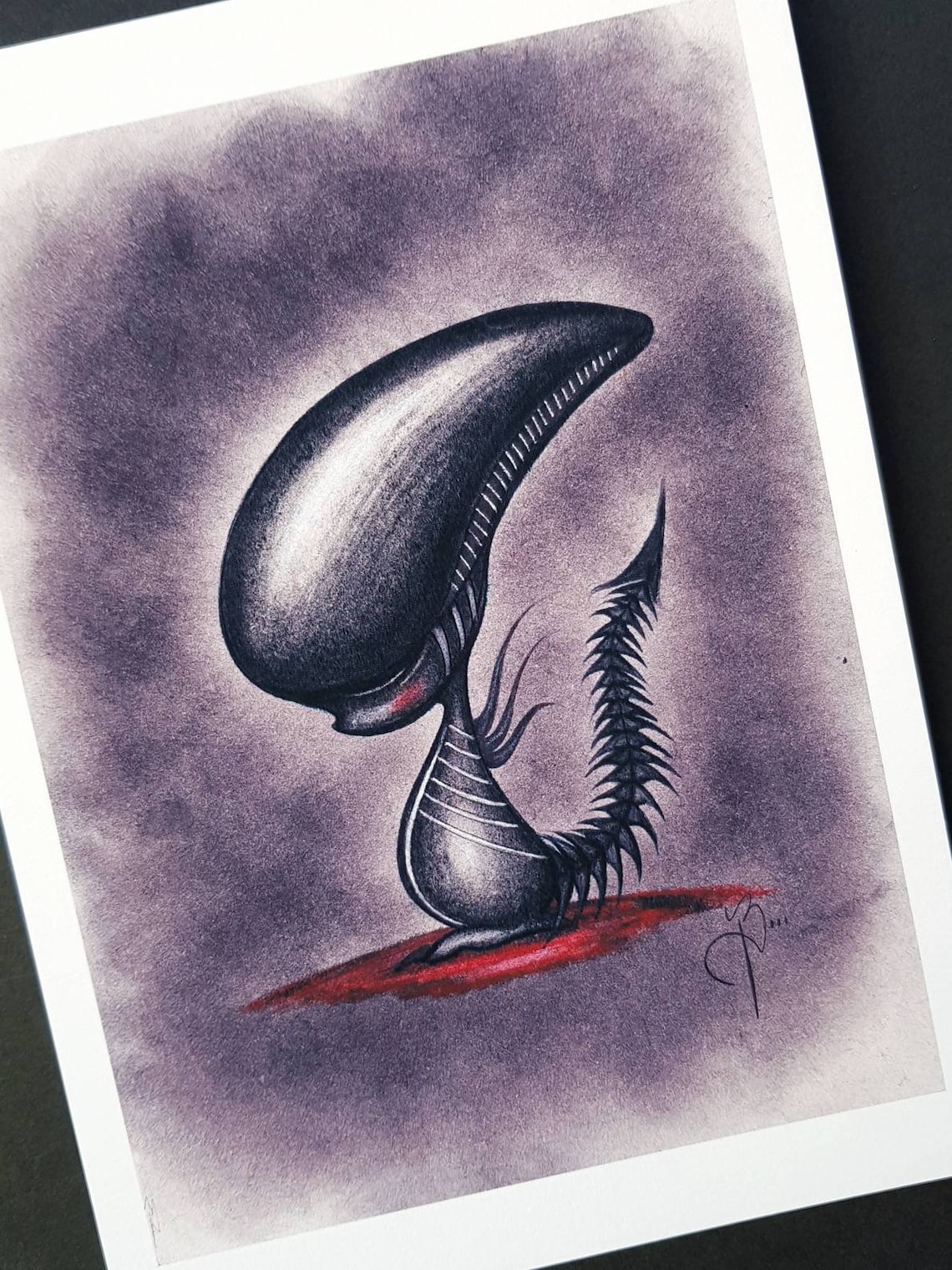 Alien Movie Art Print Pop Surrealism Art Cute Alien Gifts - Etsy