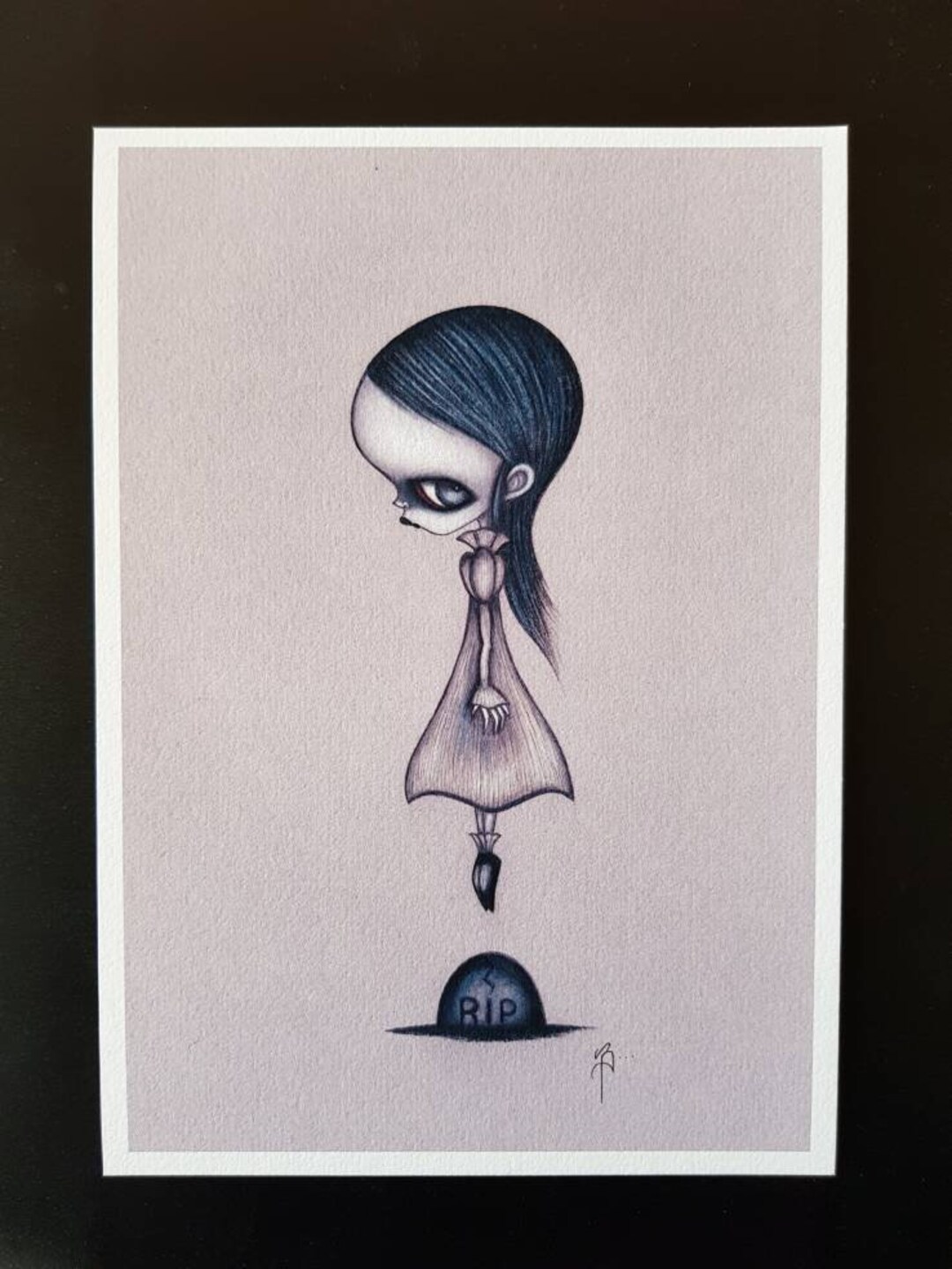 Dead Girl Ghost- Limited Edition Giclee Fine Art Print, Witchy Art ...