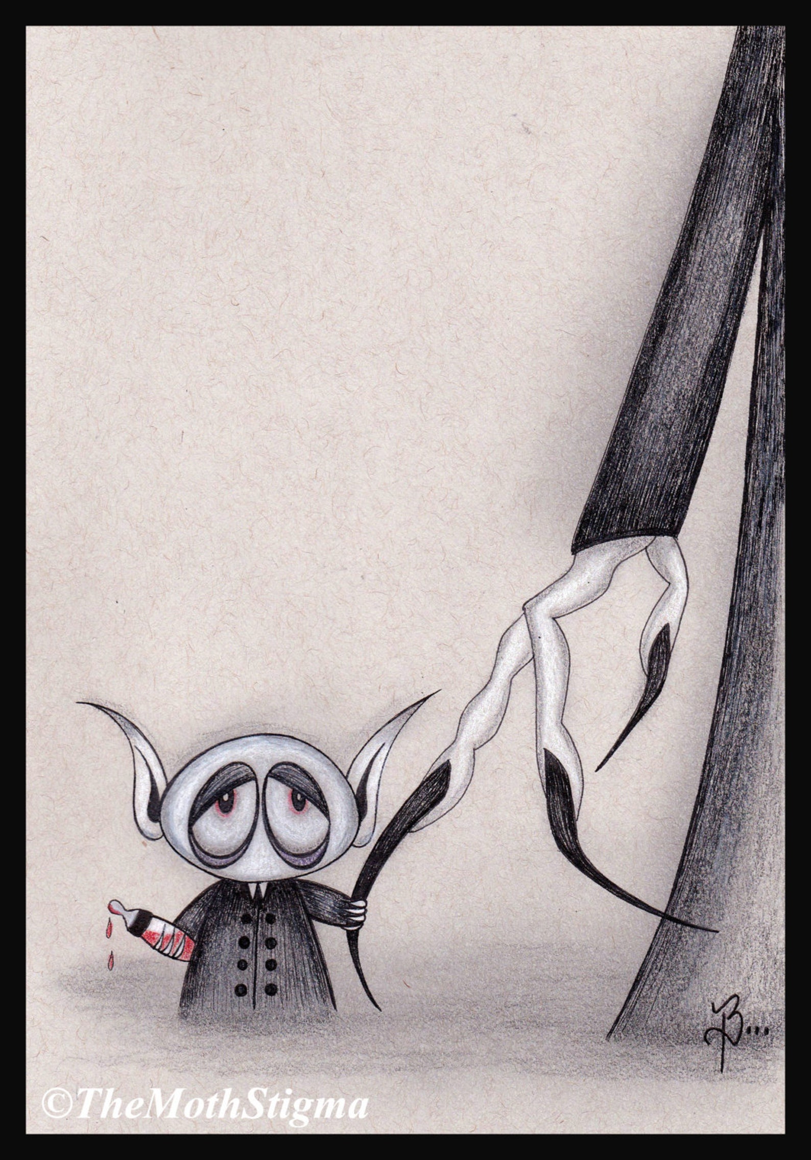 Nosferatu Art Print- Father's Day Gifts- Nosferatu Baby Vampire ...