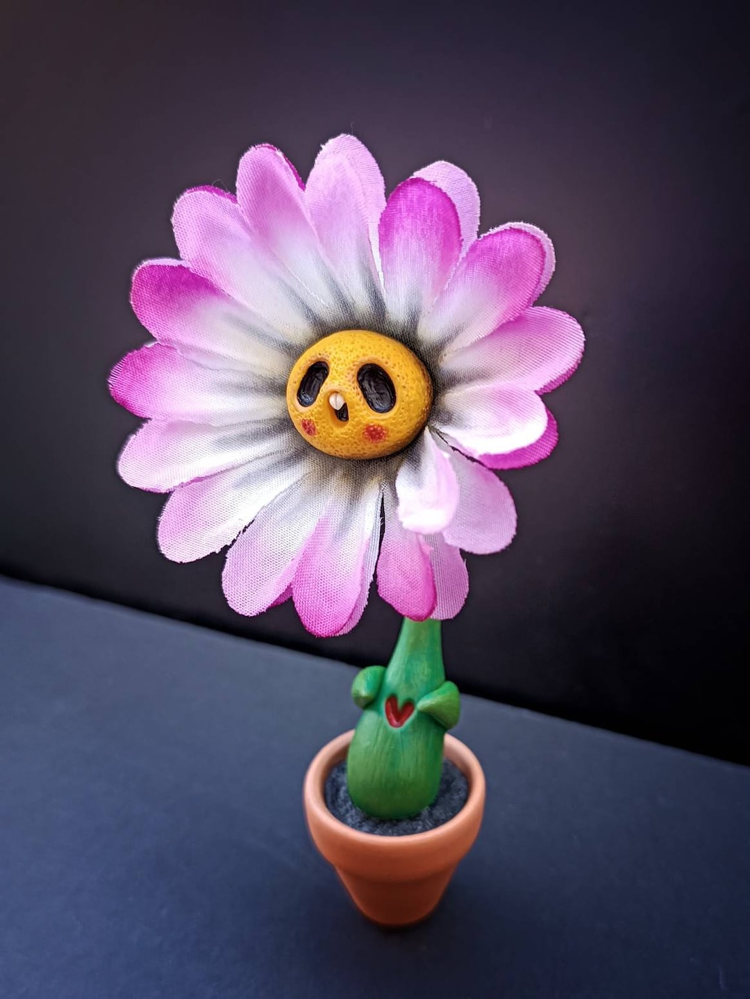 Vampire Flower - Creepy Spring - Ooak - Goth Flowers - Dark Art ...