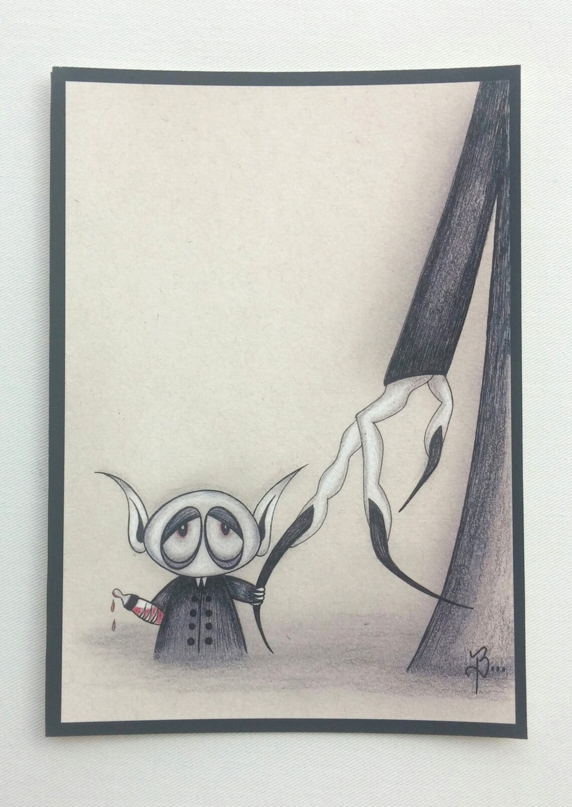 Nosferatu Art Print- Father's Day Gifts- Nosferatu Baby Vampire ...