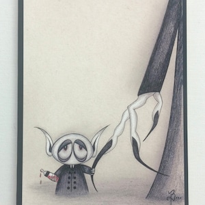 Nosferatu Art Print- Father's Day Gifts- Nosferatu Baby Vampire ...