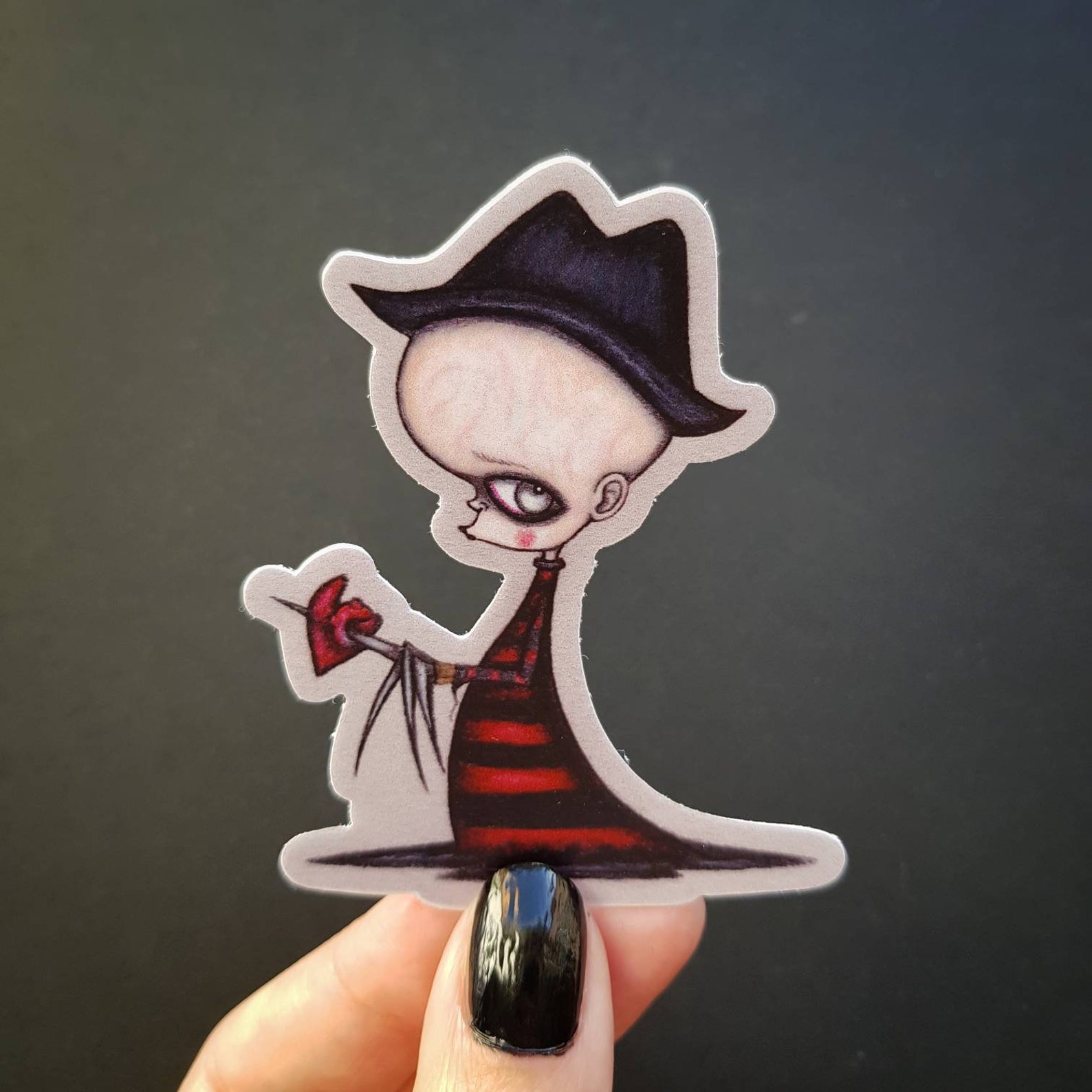 Freddy Krueger Vinyl Sticker Art Sticker Horror Movie - Etsy