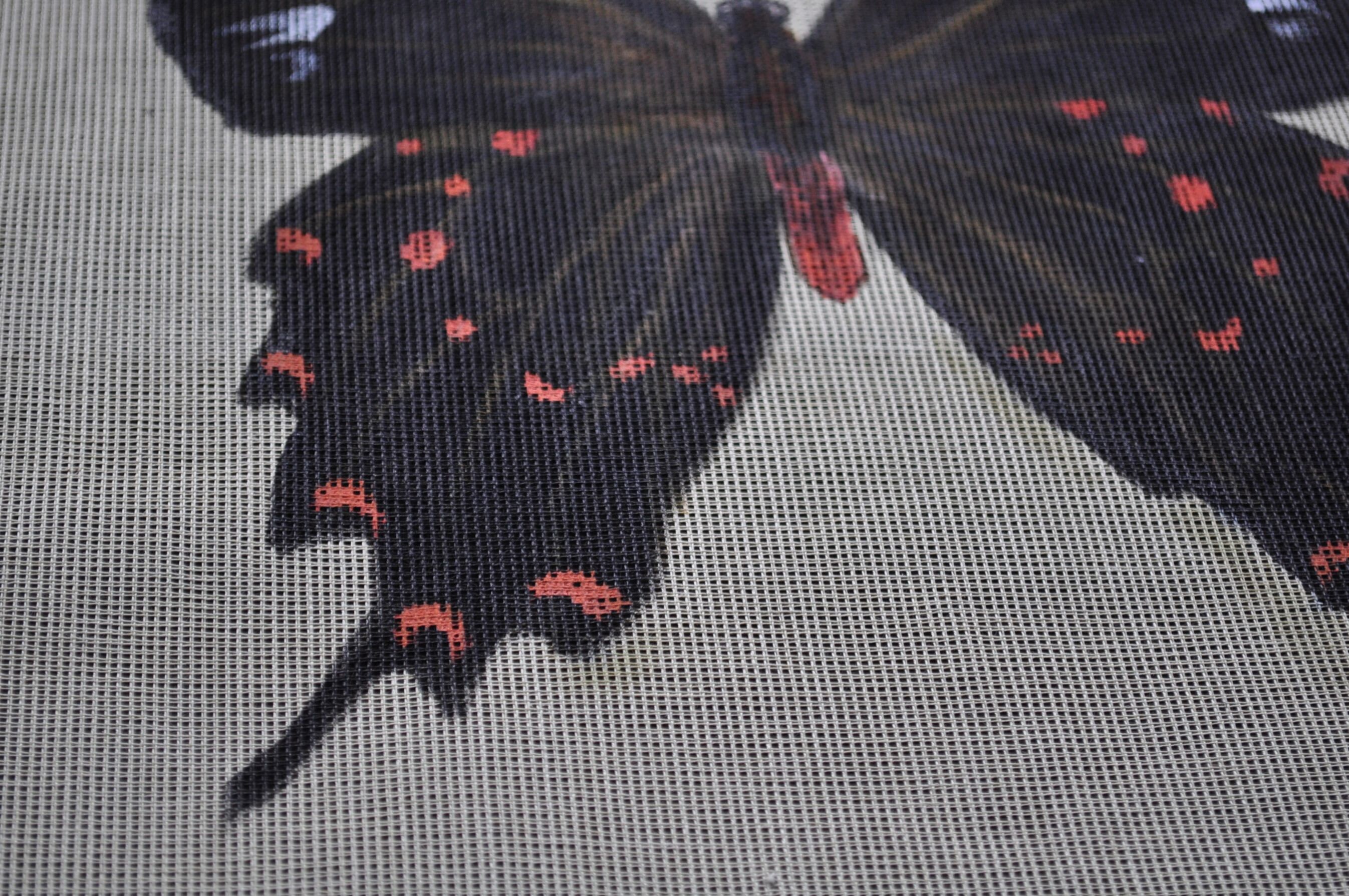 DIY Butterfly Needlepoint Blueprint | Hand Painted Butterfly ...