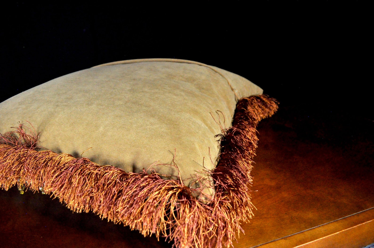 Vintage English Cottage Needlepoint Pillow Cover Antique Cottagecore ...