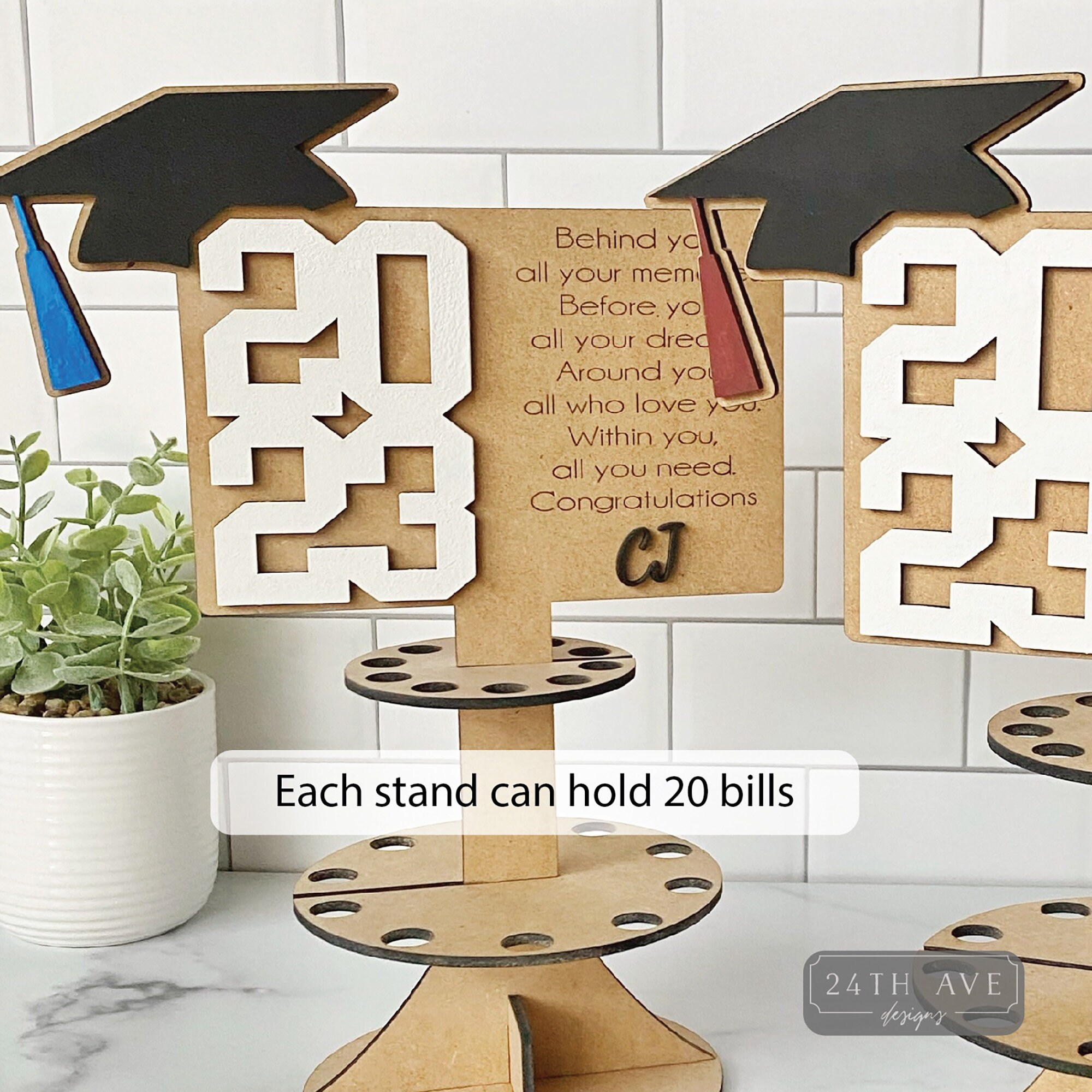 Graduation Money Cake Stand - Graduation Money Holder - Graduation ...